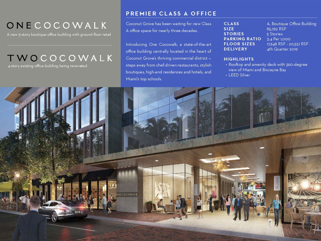 CocoWalk Redevelopment Fall 2019 Delivery! - Coconut Grove Magazine
